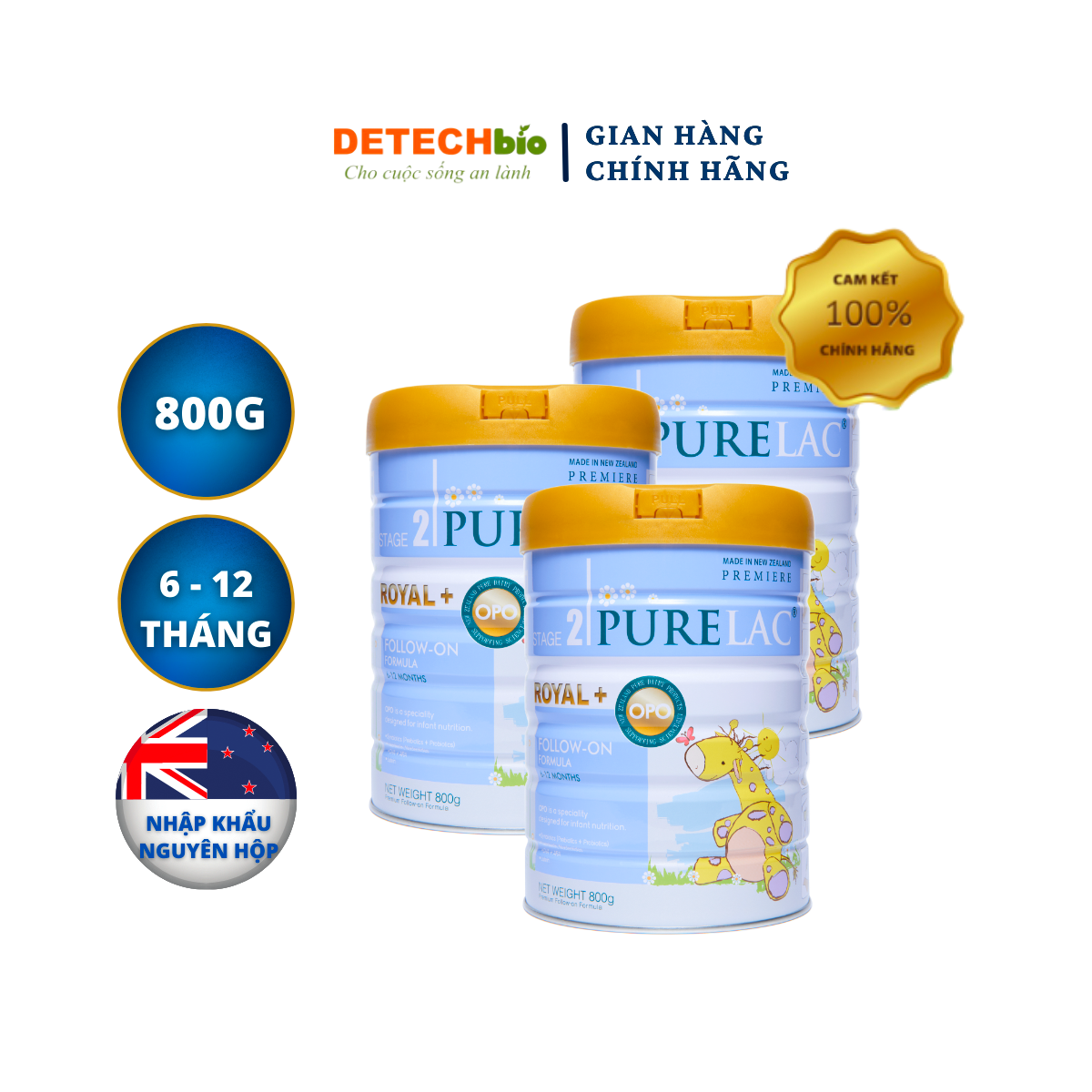 PURELAC 2 Powdered Milk - detech.com.vn