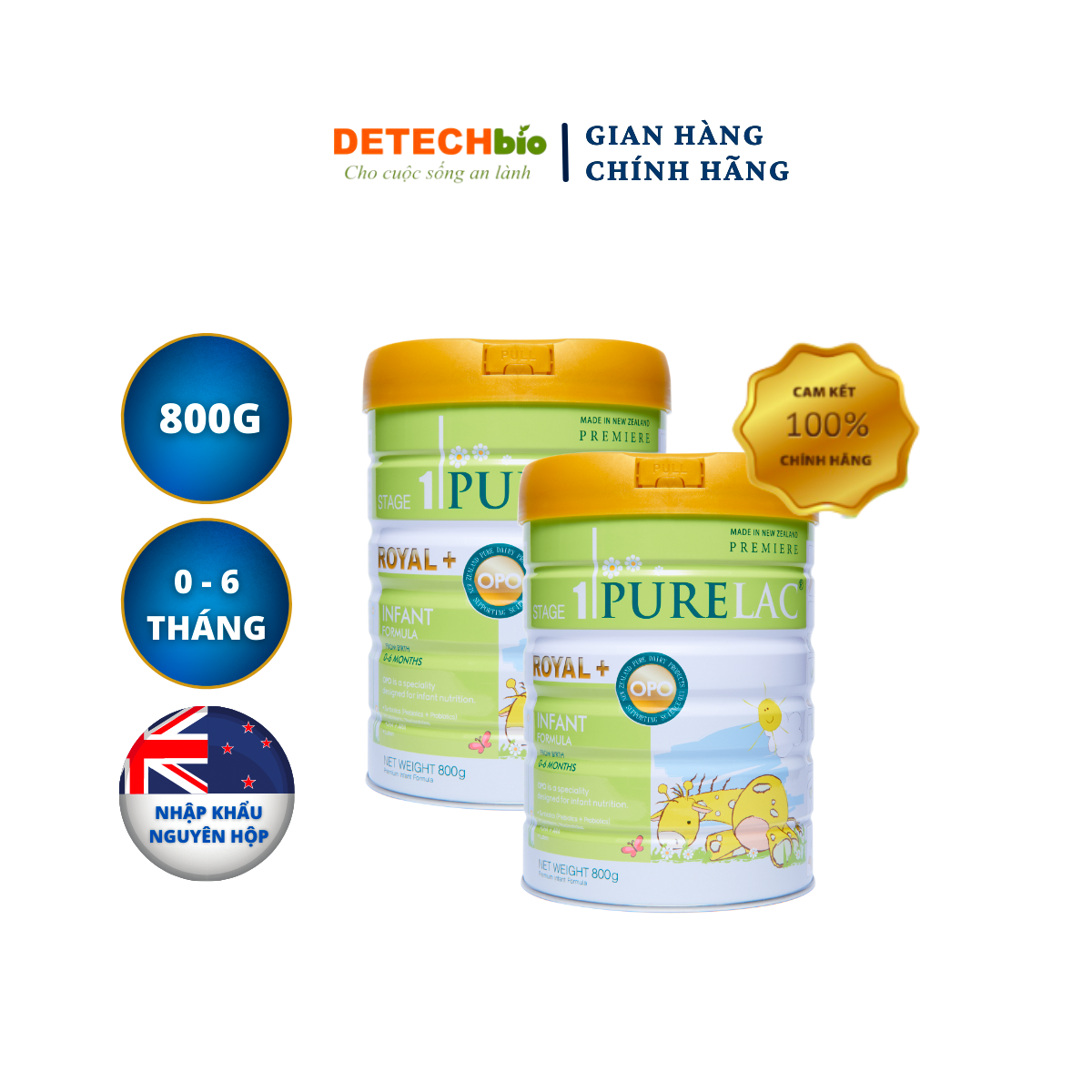 PURELAC 1 Powdered Milk - detech.com.vn